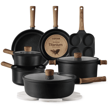 Emeril Lagasse 10-Piece Forever Pans Set, Hard Anodized Aluminium ...