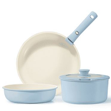 Figmint 12PC Aluminum Cookware Set 450 Degree F Dark Gray Nonstick Hard ...