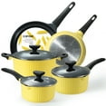 Carote Nonstick Cookware Sets, 8 Pcs Non Stick Pots and Pans Set ...