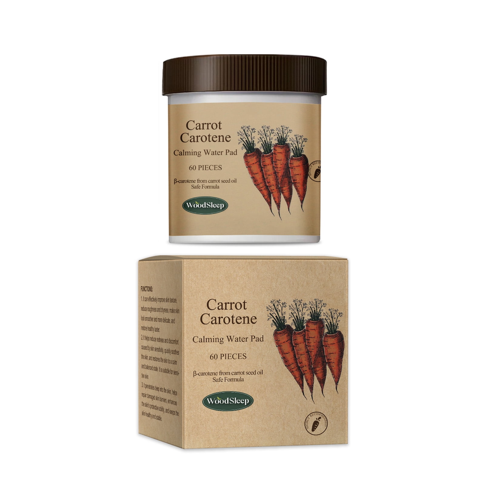 Carotene Skin Tablet, Facial Treatment Refreshing and Gentle Pore Cleansing - Walmart.com