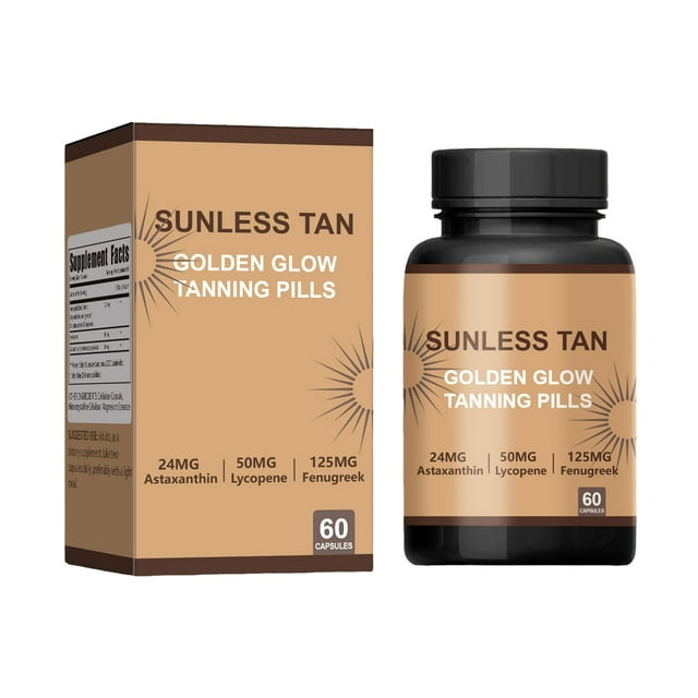 Carotenoid Tanning Blend for a Natural Glow, Natural Tanning Pills for ...
