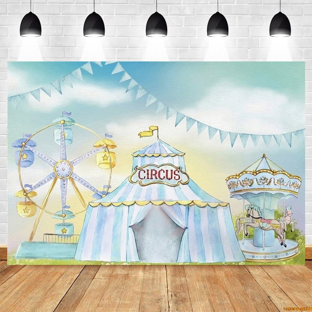 Carousel Backdrop for Photography Baby Shower Birthday Party Newborn ...