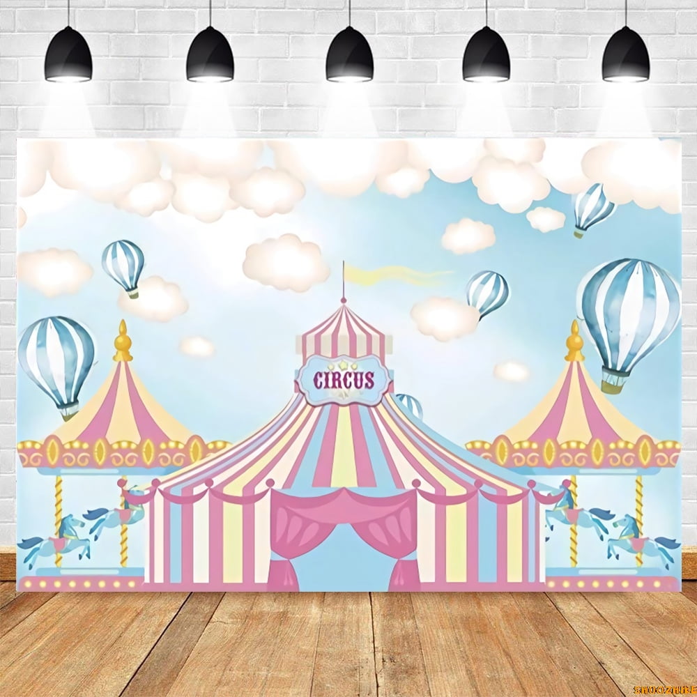 Carousel Backdrop for Photography Baby Shower Birthday Party Newborn ...