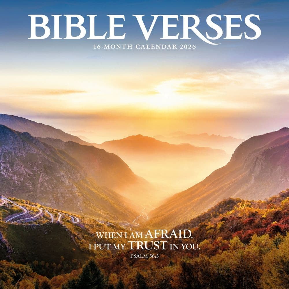 Carousel Calendars, Bible Verses 2026 Wall Calendar - Walmart.com