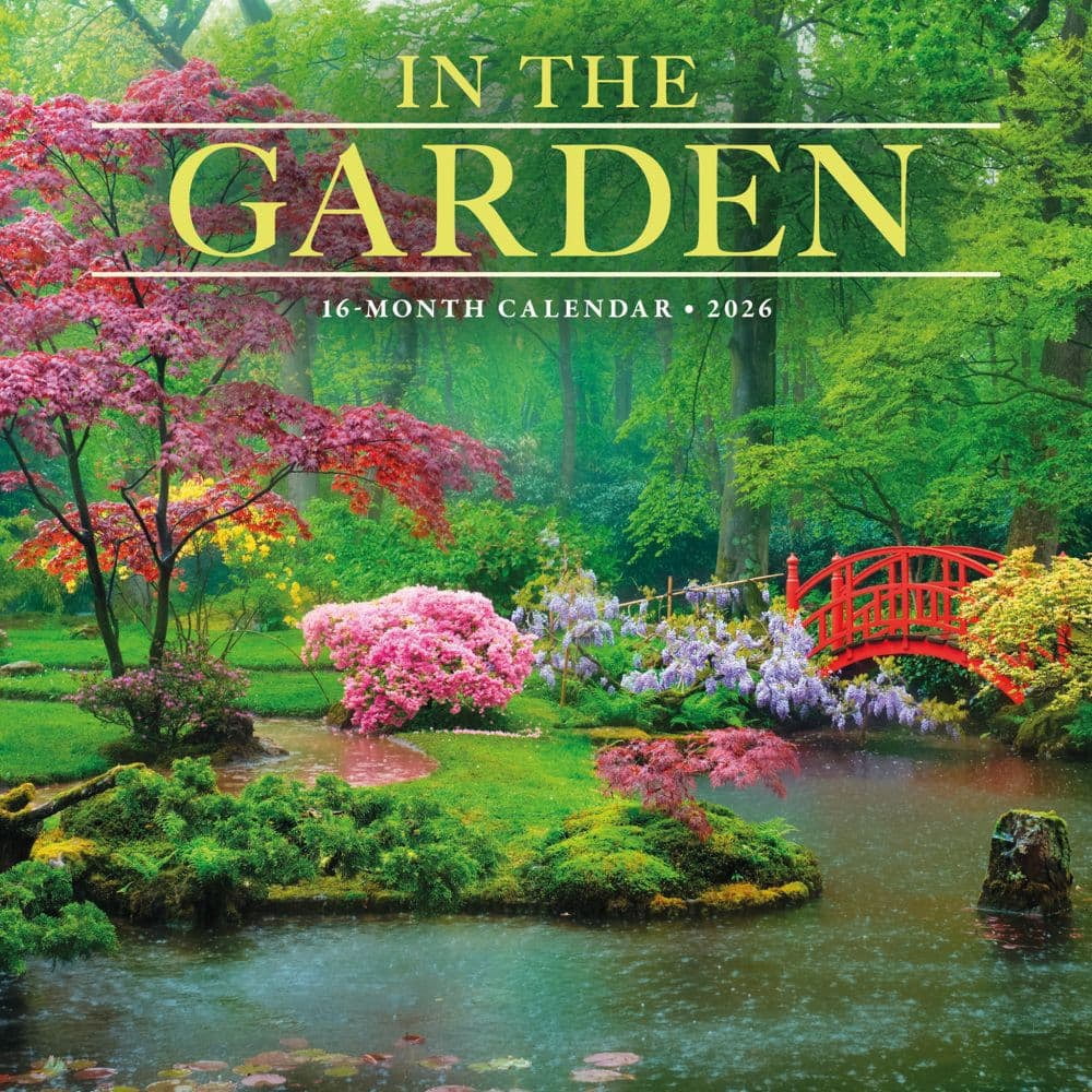 Carousel Calendars, In the Garden 2026 Wall Calendar, 12'' X 12'', 16 ...