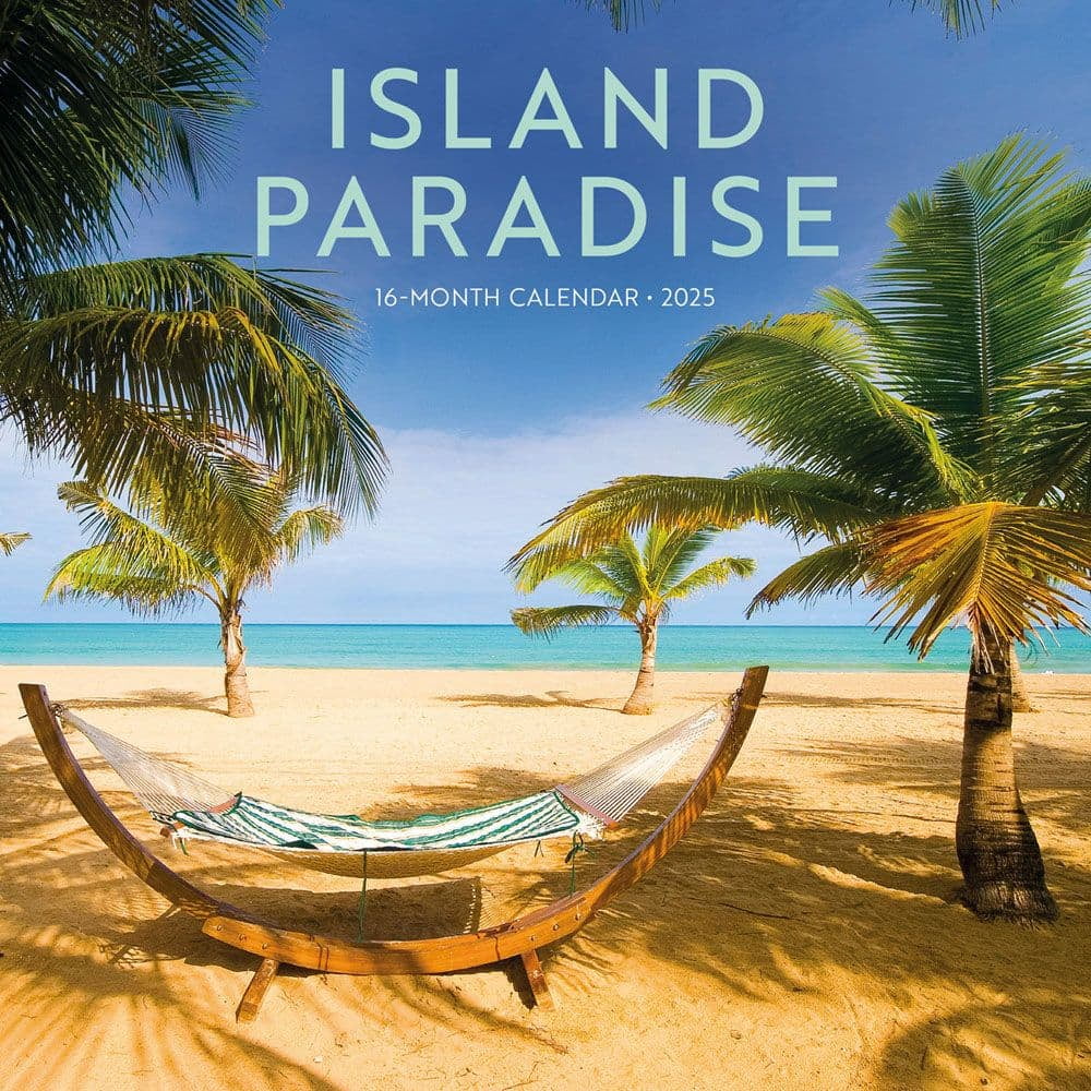 Carousel Calendars, Island Paradise 2025 Mini Wall Calendar - Walmart.com