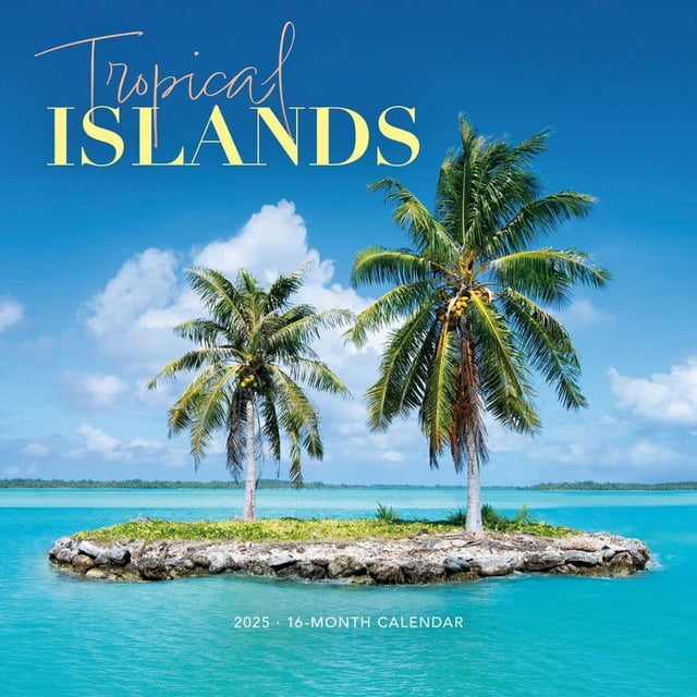 Carousel Calendars, Tropical Islands Special Value 2025 Wall Calendar - Walmart.com