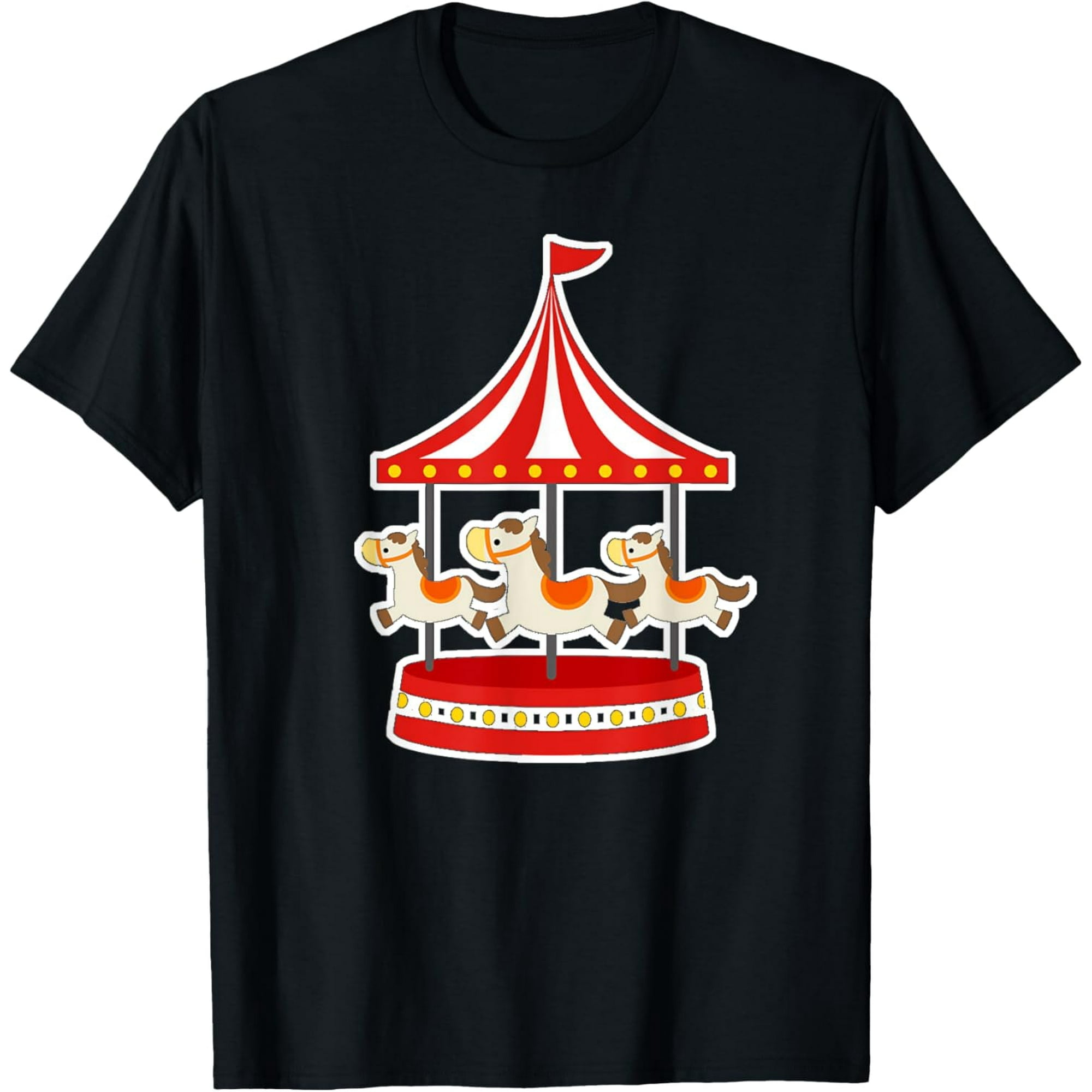 Carousel Carnival Horse T-Shirt - Walmart.com
