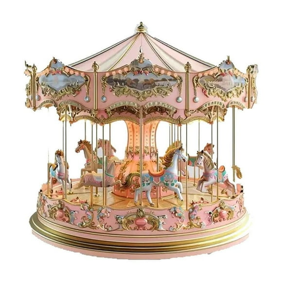 Christmas Merry Go Round Carousel