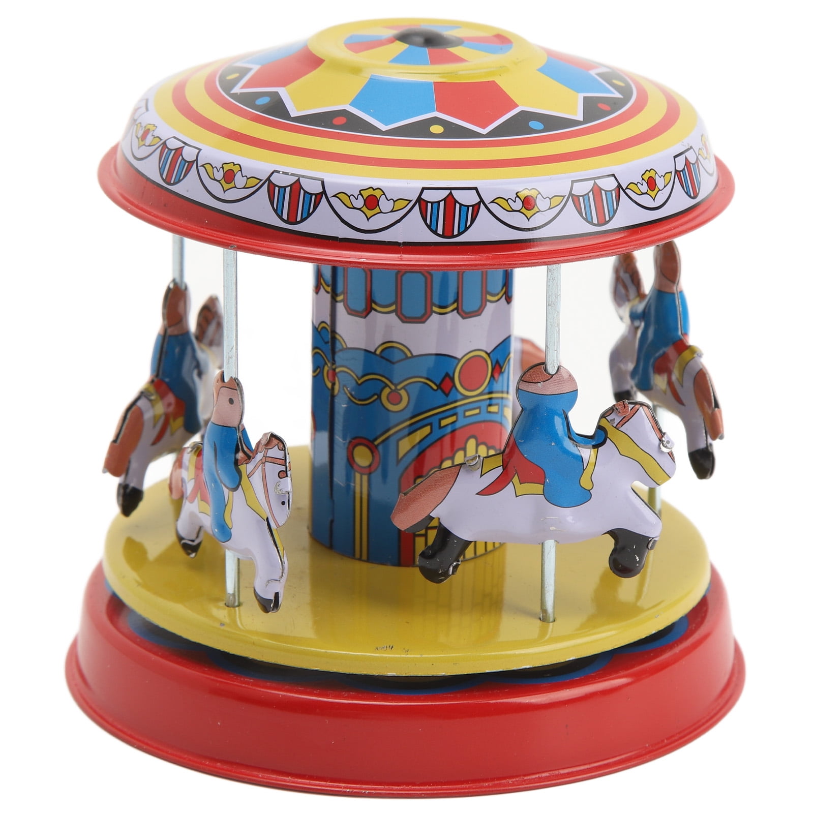 Carousel Horse Wind Up Toys Retro Handmade Interesting Rotating ...