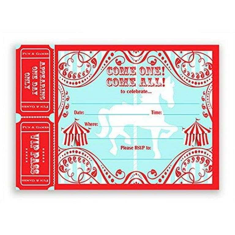 Carnival Invitations