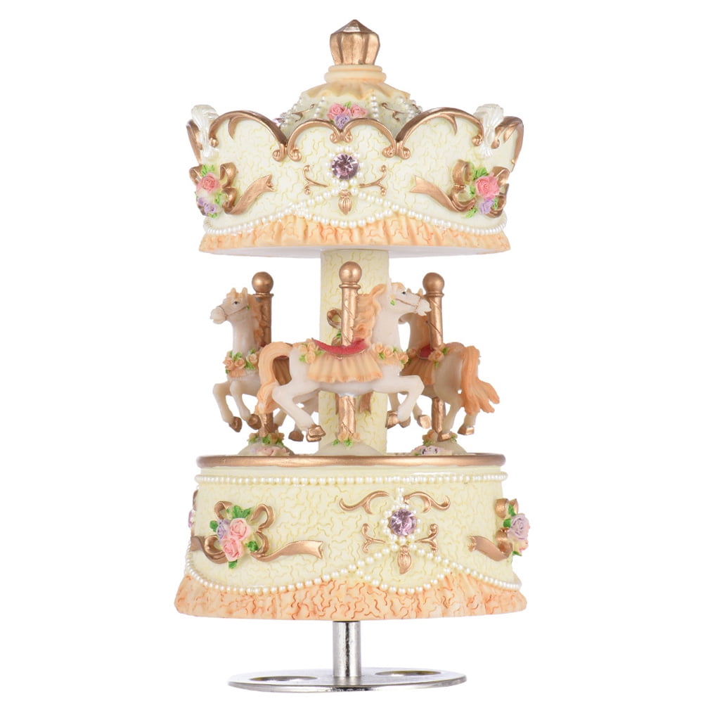 Carousel,Melody In Carousel Box Laxury Windup Carousel Shade Option In ...