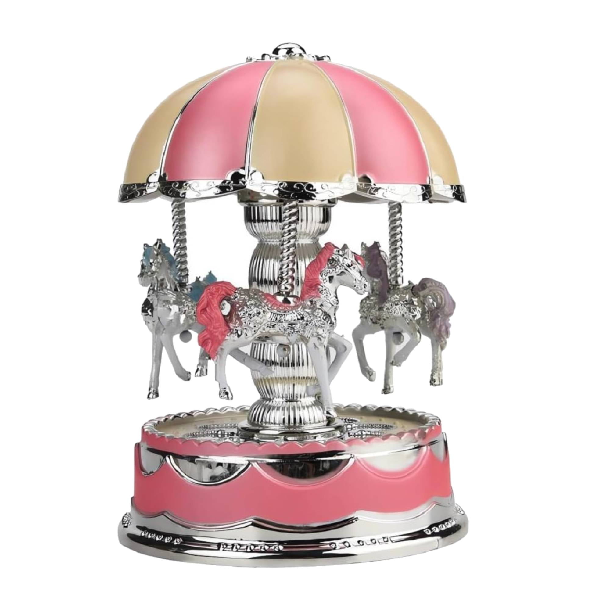 Carousel Music Box Horse Christmas Girls Musical-Luxury Carousel Music ...