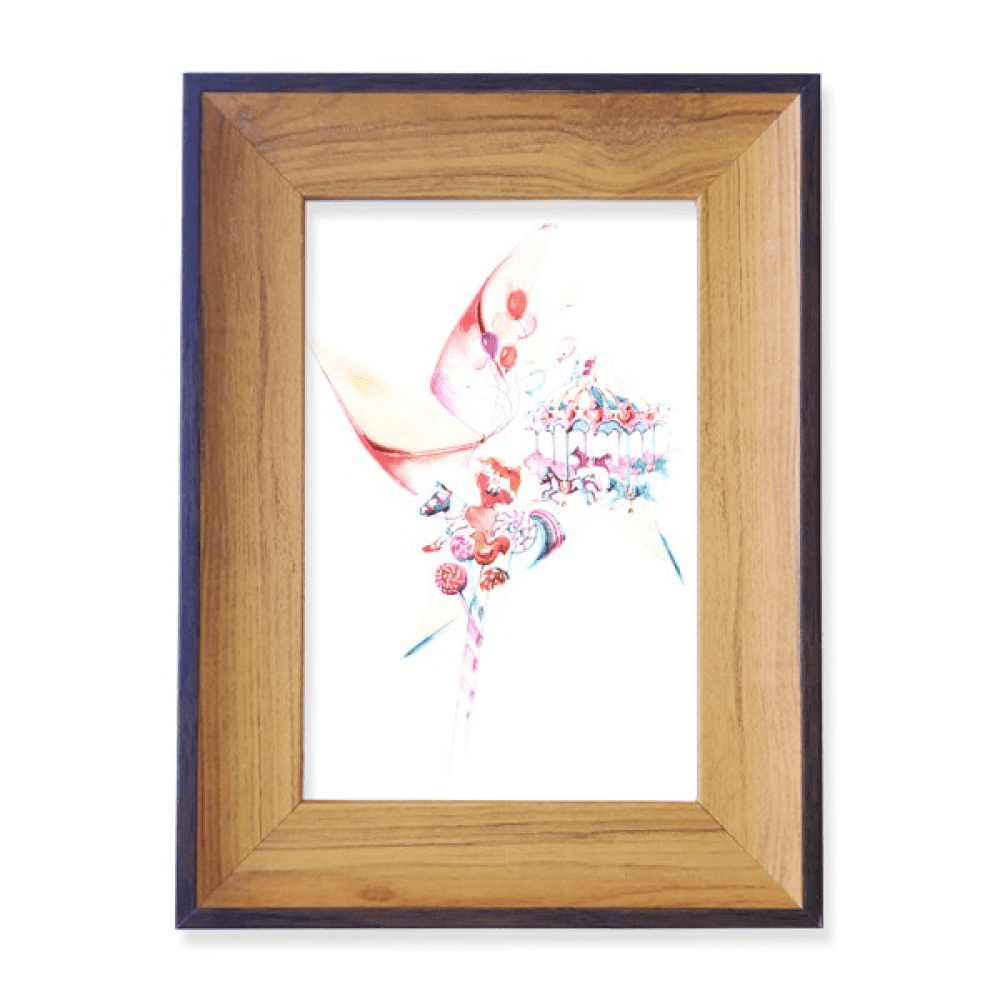 Carousel Windll Lollipop Watercolor Painting Photo Frame Exhibition ...