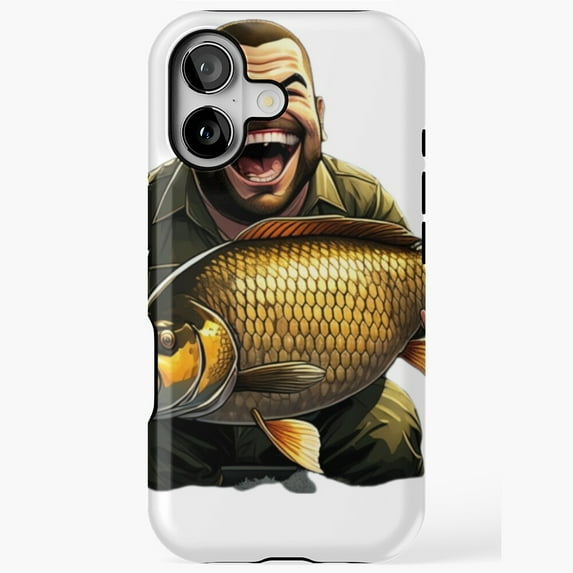 Carp Caught Freshwater Fishing Angler Tough Graphic Phone Case for 11 ...