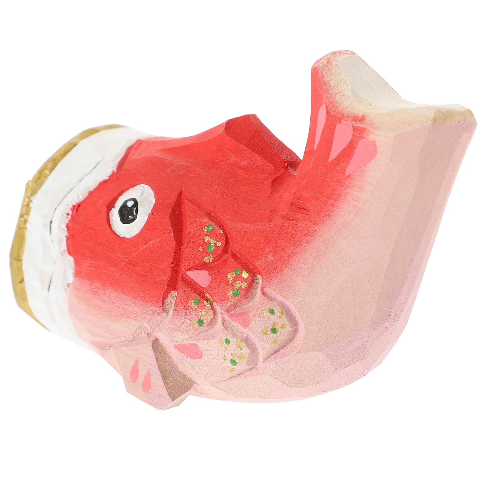 Carp Desktop Ornaments Crafts Wood Craft Fish Decor Bedrooms Decor ...