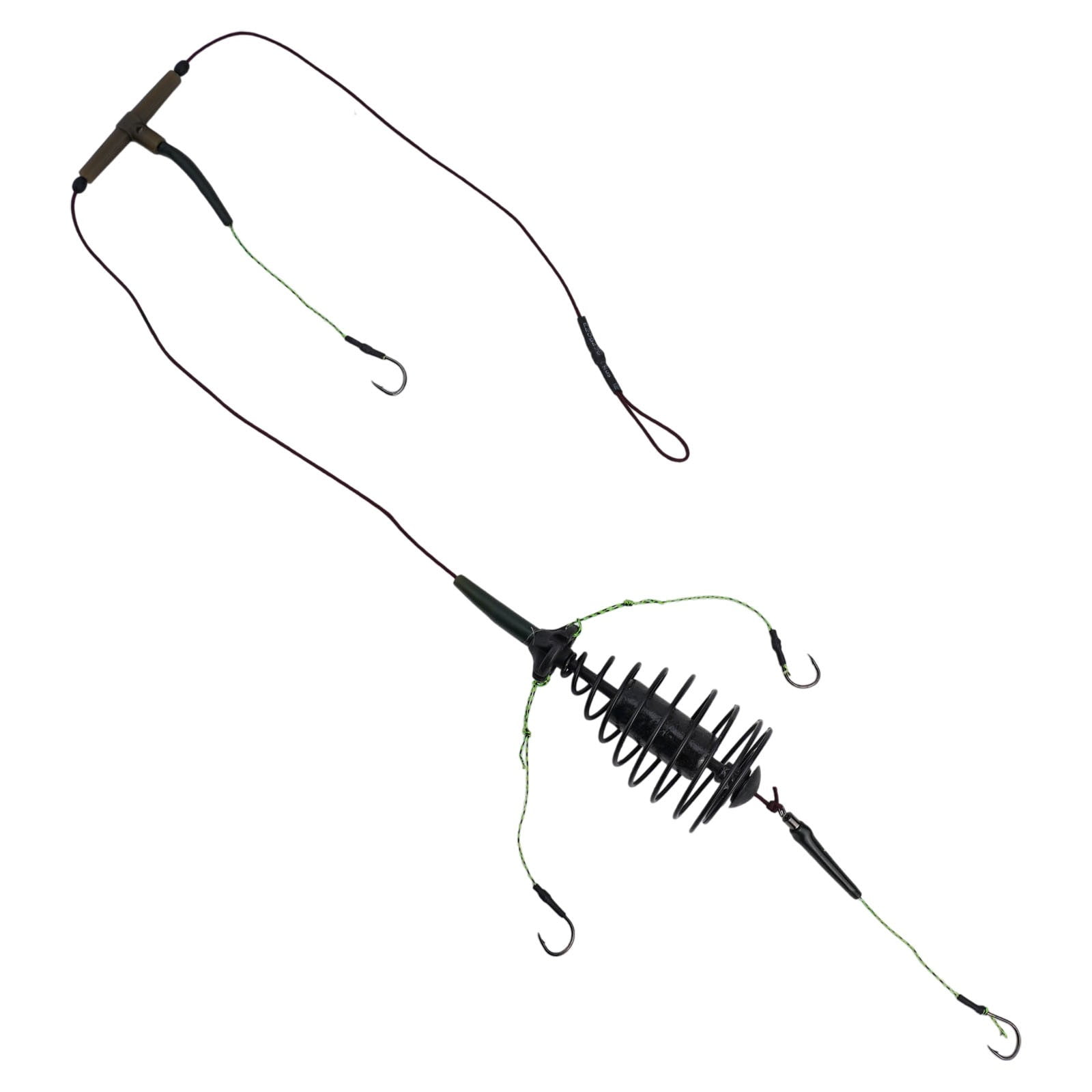 Carp Fishing Bait Cage Line Group Feeder Sinker String Hook Fishing ...