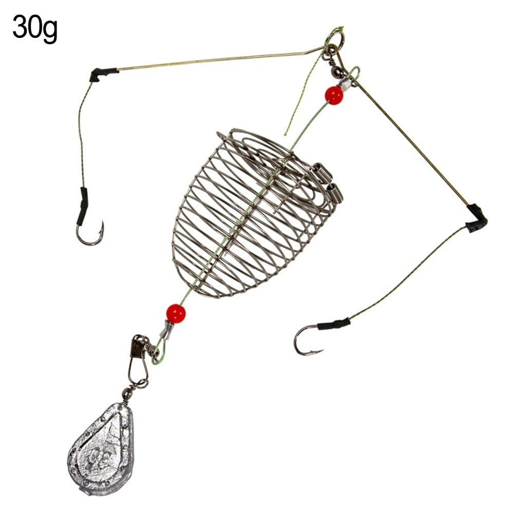 Carp Fishing Bait Trap Cage Feeder Basket Holder Coarse Lure Feeder ...