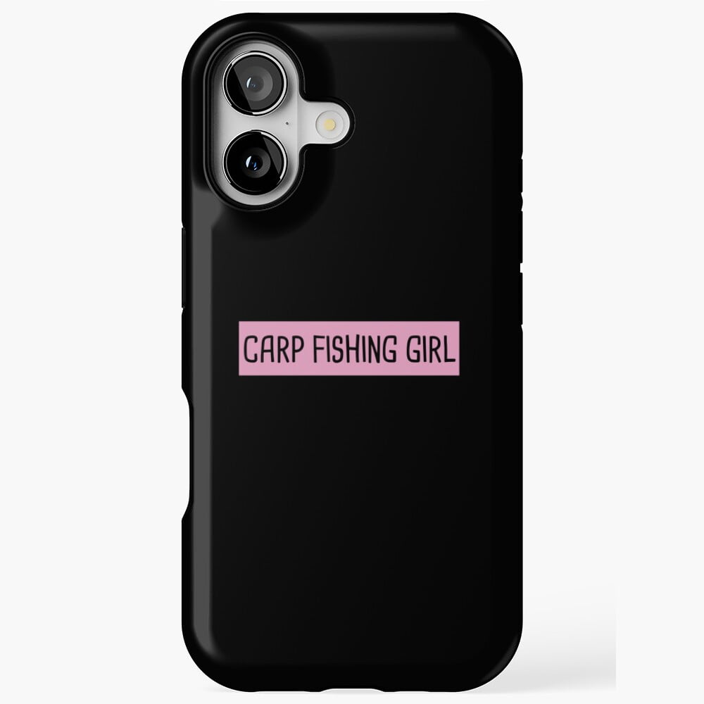 Carp Fishing Girl Funny Humor Quote iPhone Tough Case for 11/12/13/14 ...