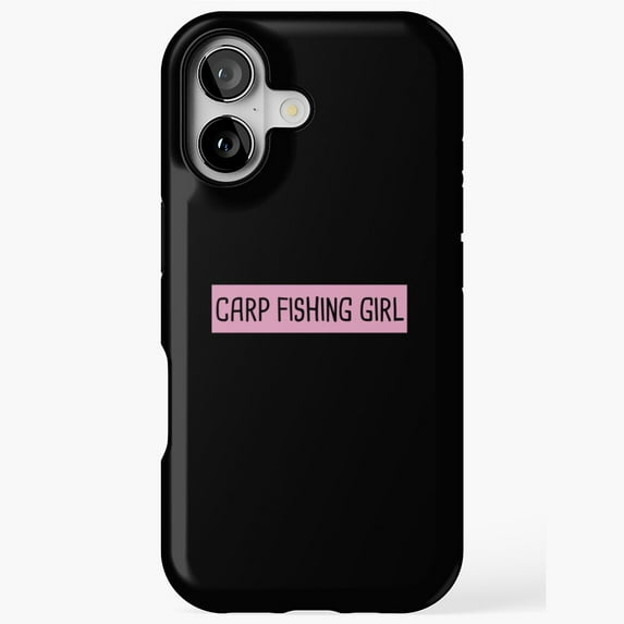 Carp Fishing Girl Funny Humor Quote iPhone Tough Case for 11/12/13/14 ...