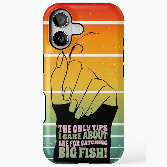 Carp Fishing Girls Funny Big Fish Only Tips Tough Case with iPhone 11 ...