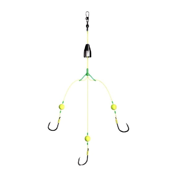 Carp Fishing Triple Hooks Rig Suspension Anti-Bottom Swivels Connectors ...