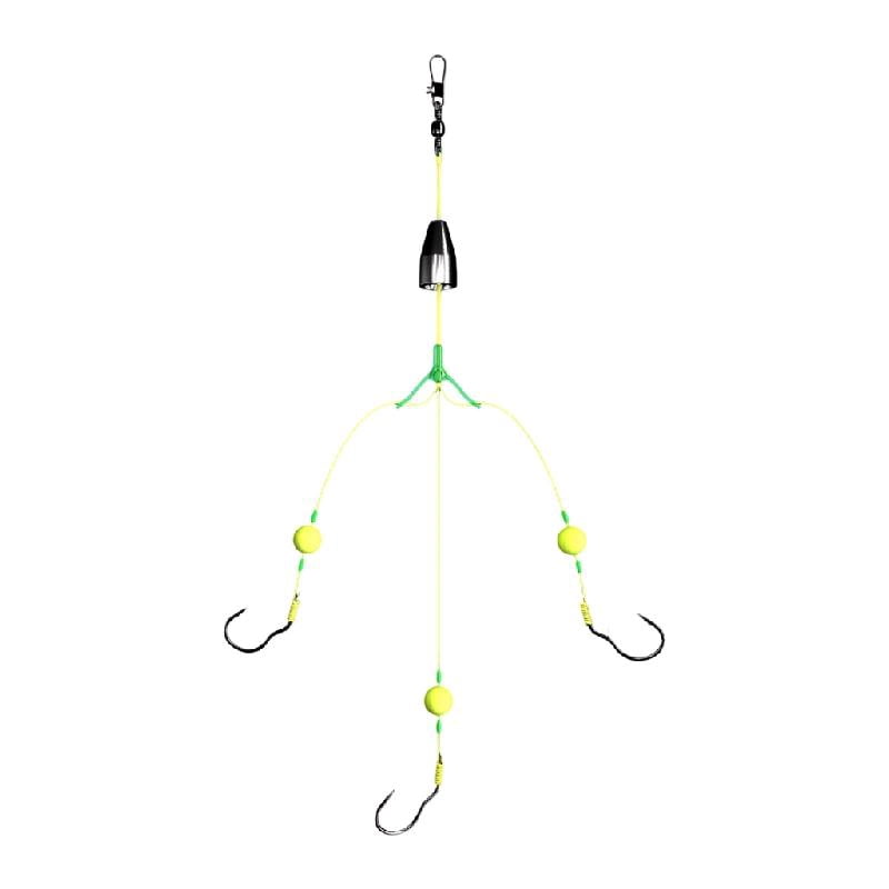 Carp Fishing Triple Hooks Rig Suspension Anti-Bottom Swivels Connectors ...