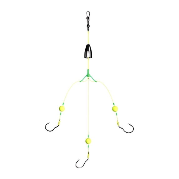 Carp Fishing Triple Hooks Rig Suspension Anti-Bottom Swivels Connectors ...