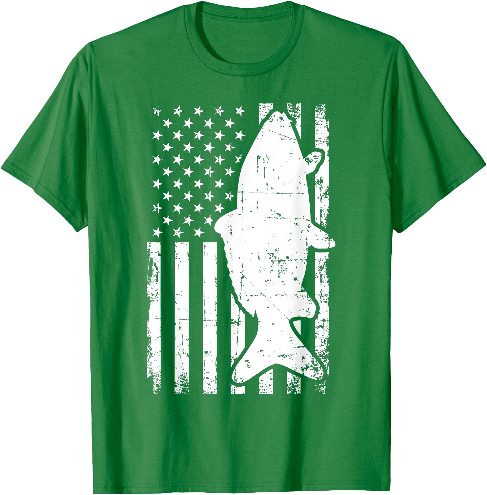 Carp Fishing Usa Flag Softstyle Unisex T-Shirt Men Women Kids,Irish ...