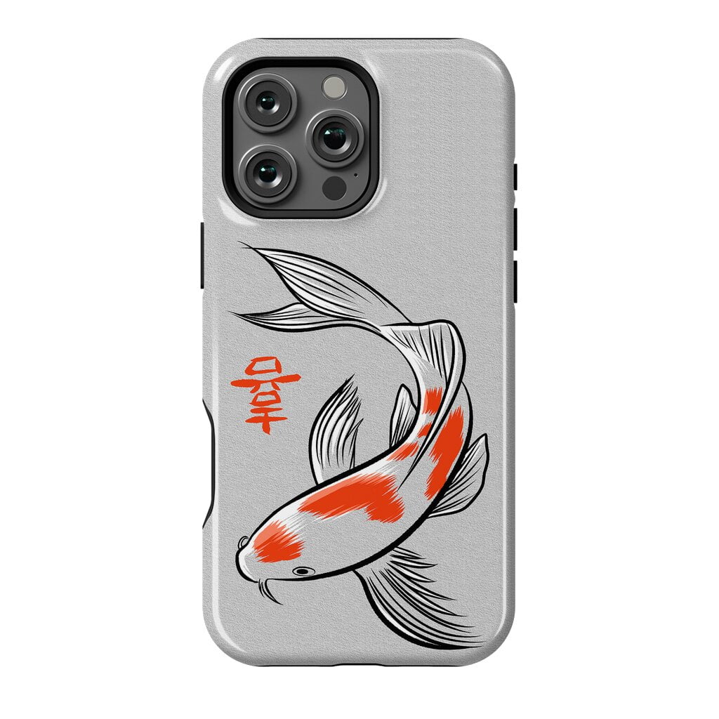 Carp Kanji Phone Case for iPhone 16 15 14 13 12 11 Pro Max - Walmart.com