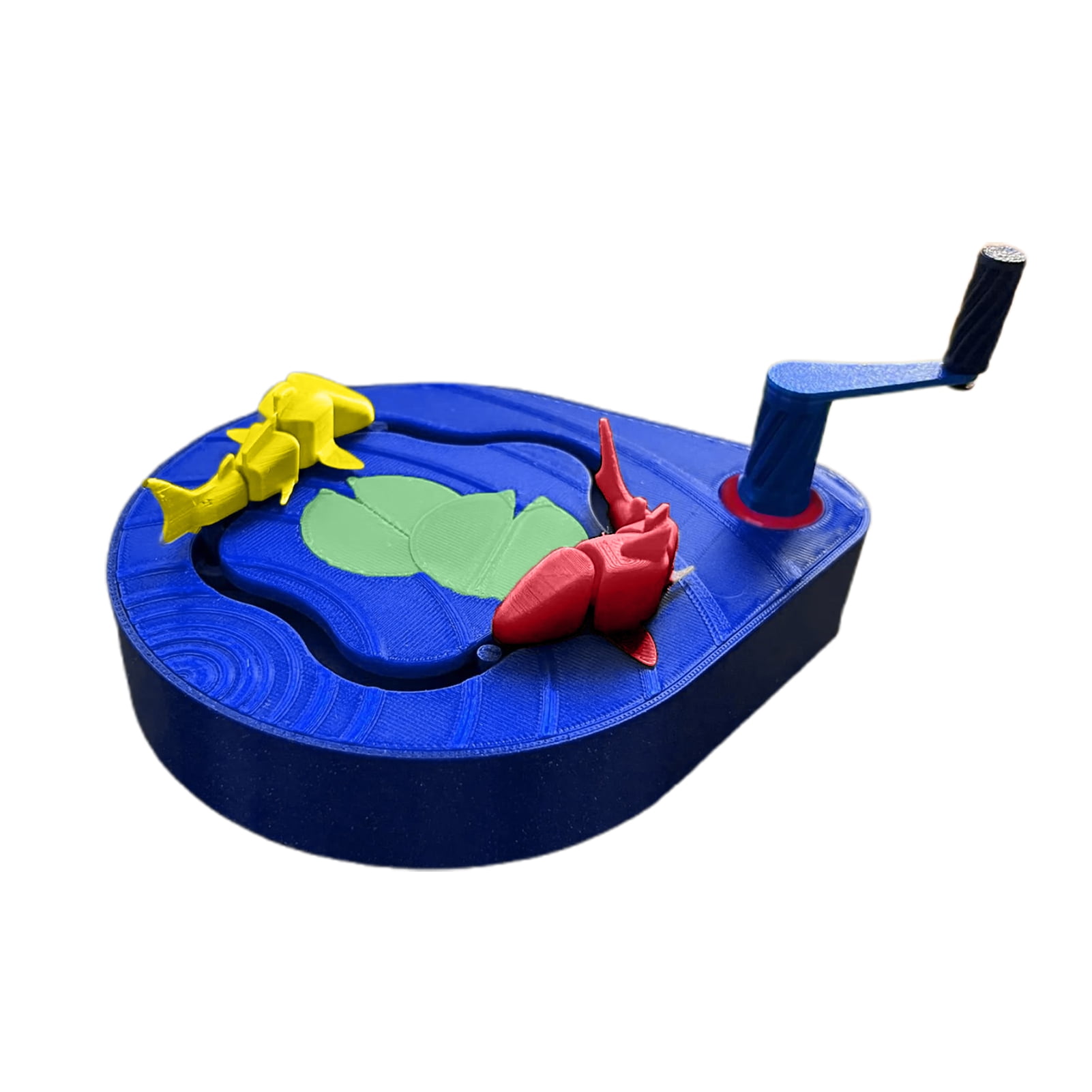 Carp Rotator 3D Printed Flexible Carps Swimming in Pond Dynamic ...