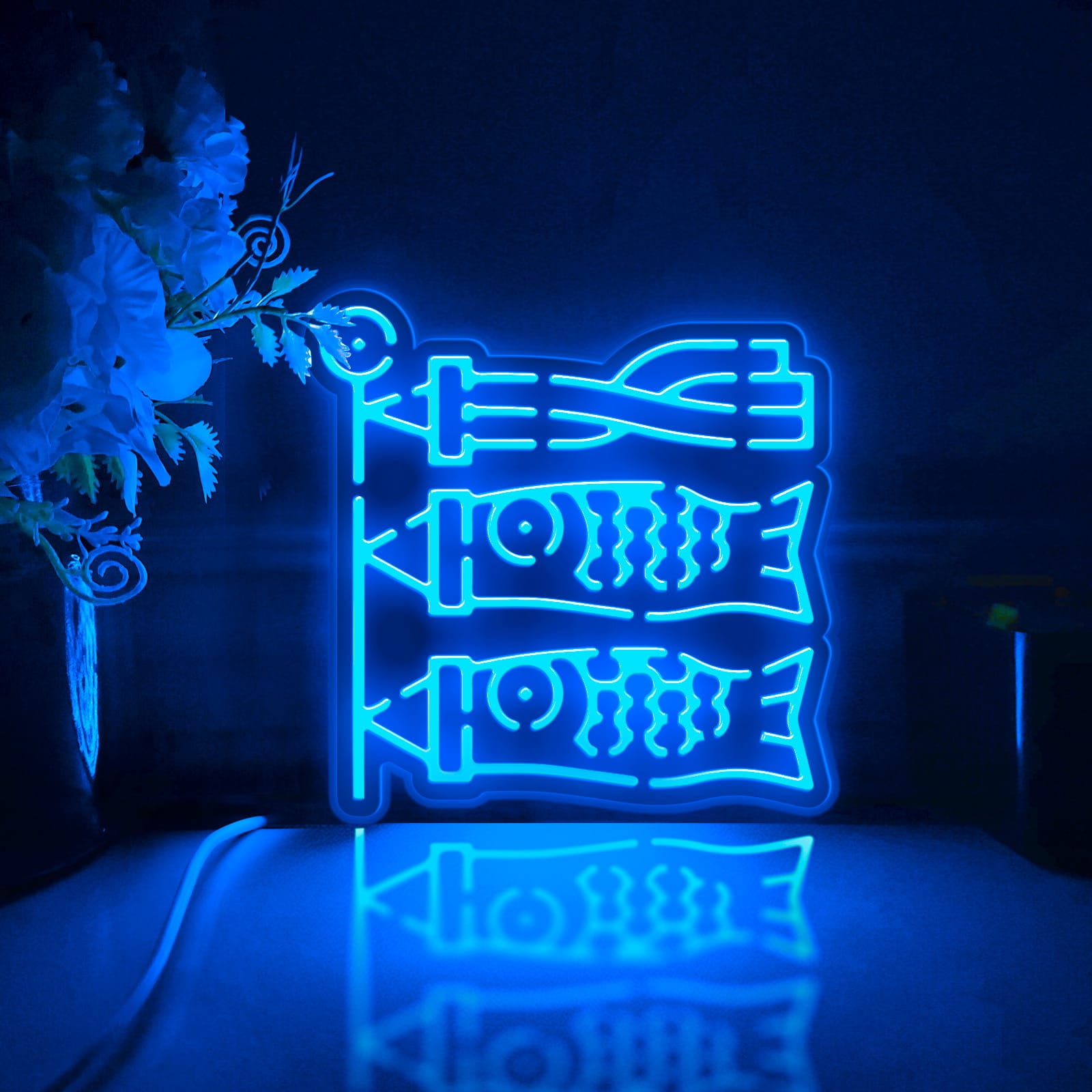 Carp Streamer Led Light Box, Dimmable Neon-Like Light Signs USB Power ...