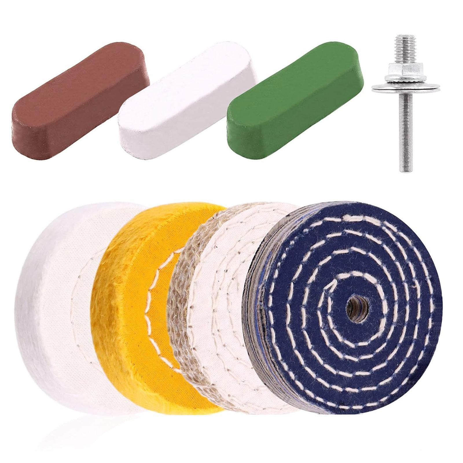CarpNettore Buffing Wheel Kit Metal Jewelry Glass Polishing Lightweight ...