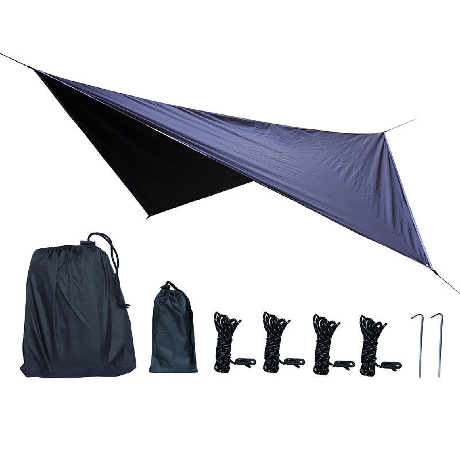 CarpNettore Camping Tarp Camping Canopy Easily Set up with Storage Bag ...