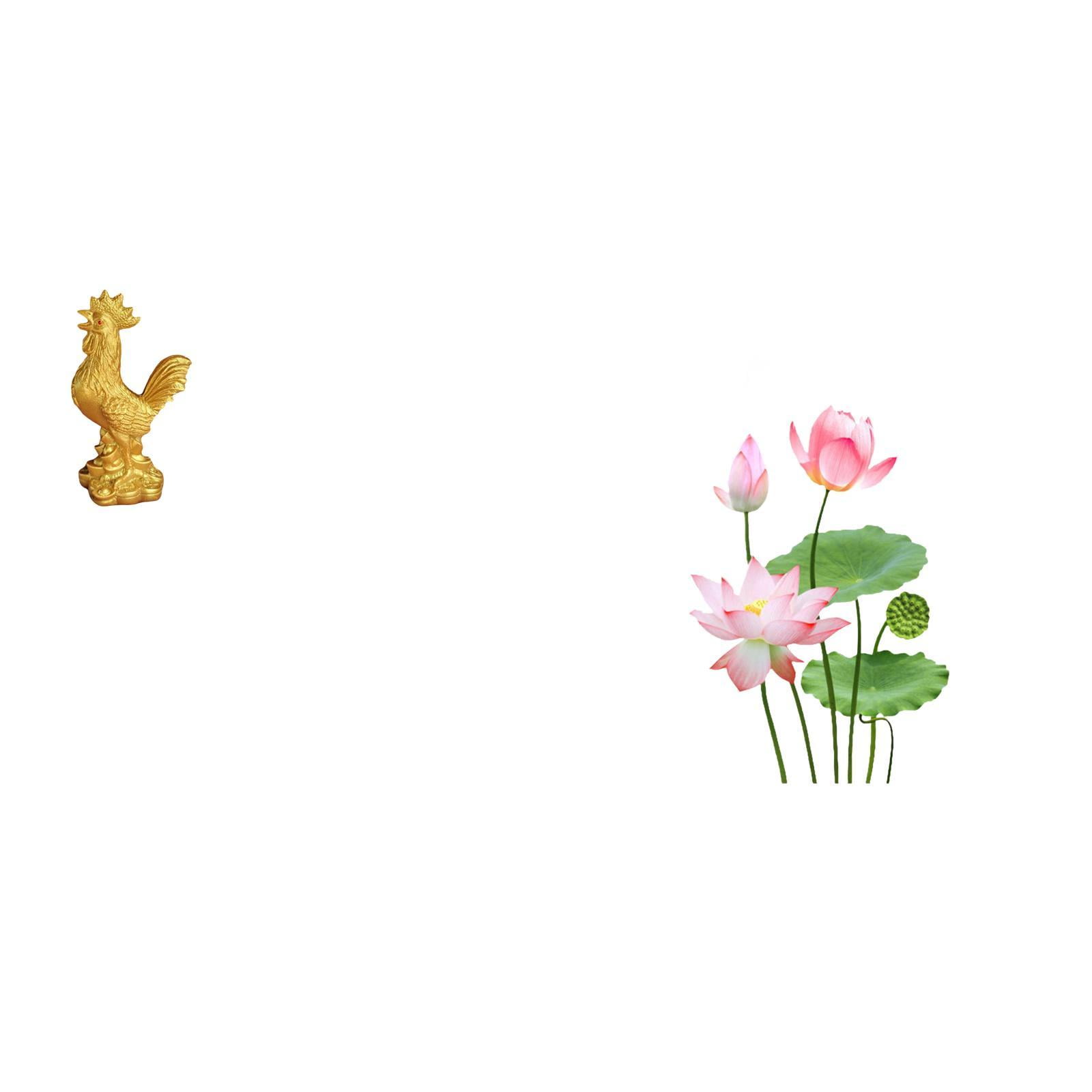 CarpNettore Chicken Figurine Feng Shui Decor Home Decorations Rooster ...