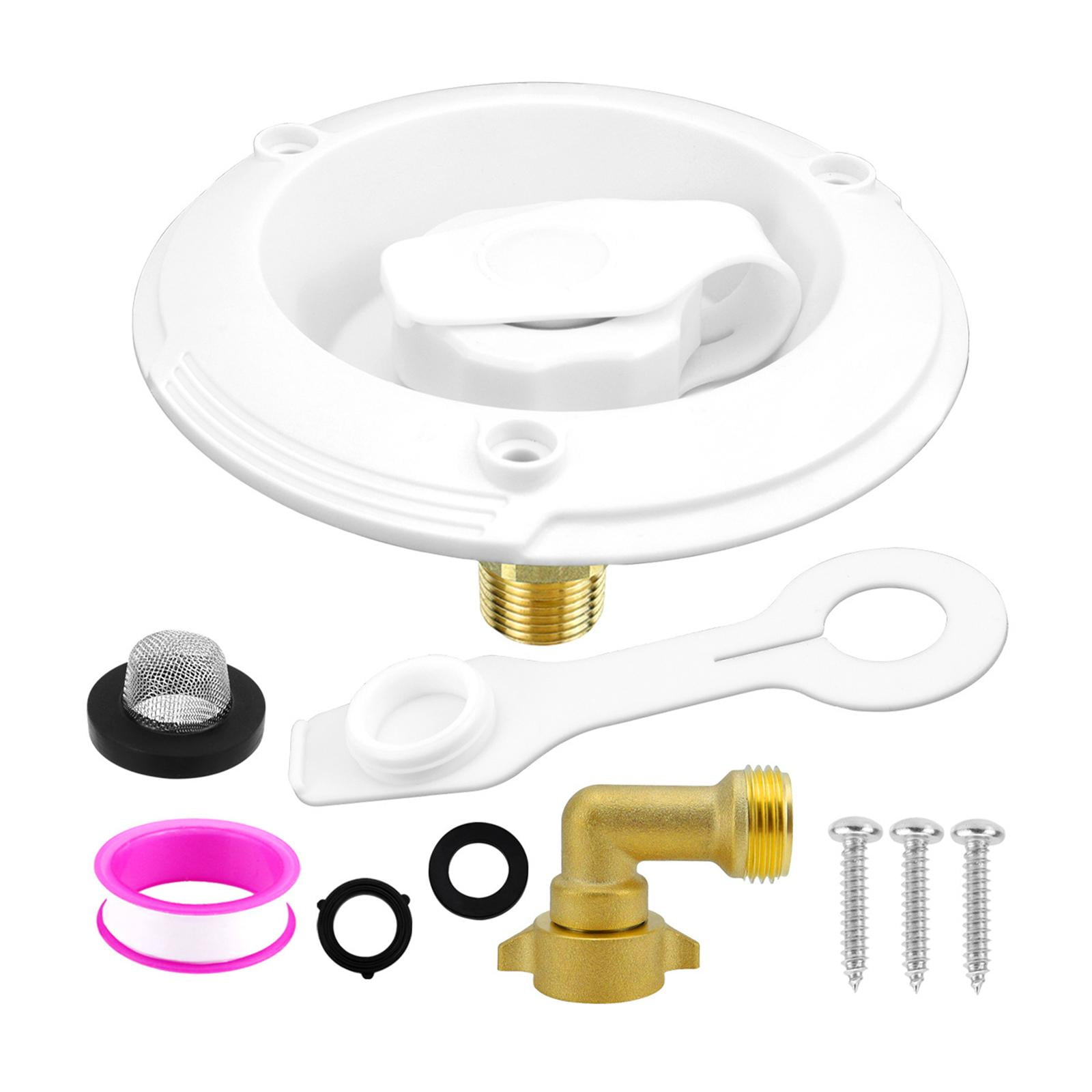 CarpNettore City Water Fill Inlet 3/4 NH Female to 1/2 NPT Male Flange ...