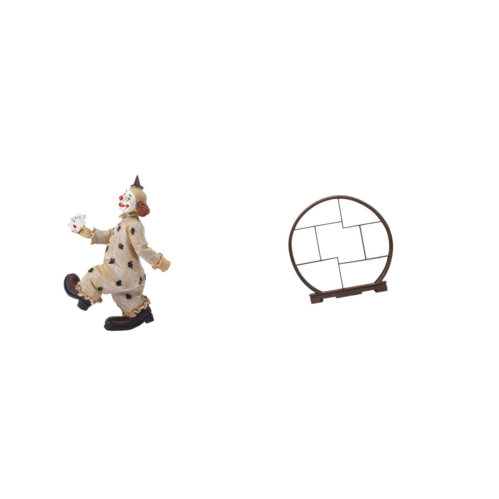 CarpNettore Clown Sculpture Display Stand Unique Figurine Organizer for ...