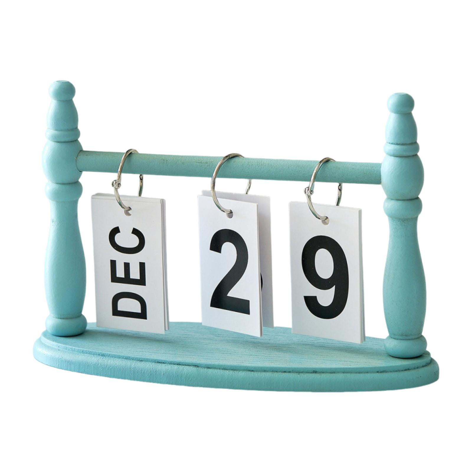 CarpNettore Desk Calendar Daily Standing Flip Desktop Calendar for ...