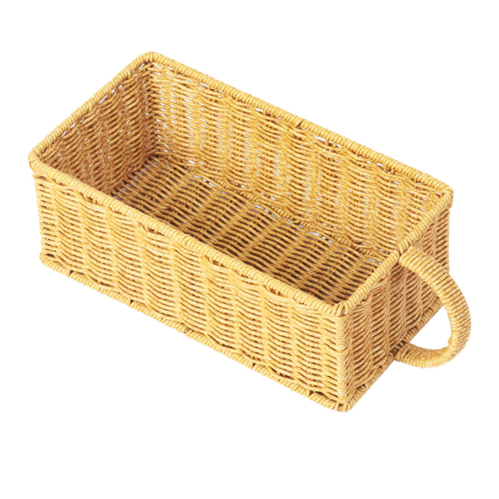 CarpNettore Desktop Snack Storage Basket Desktop Organizer TV Cabinet ...