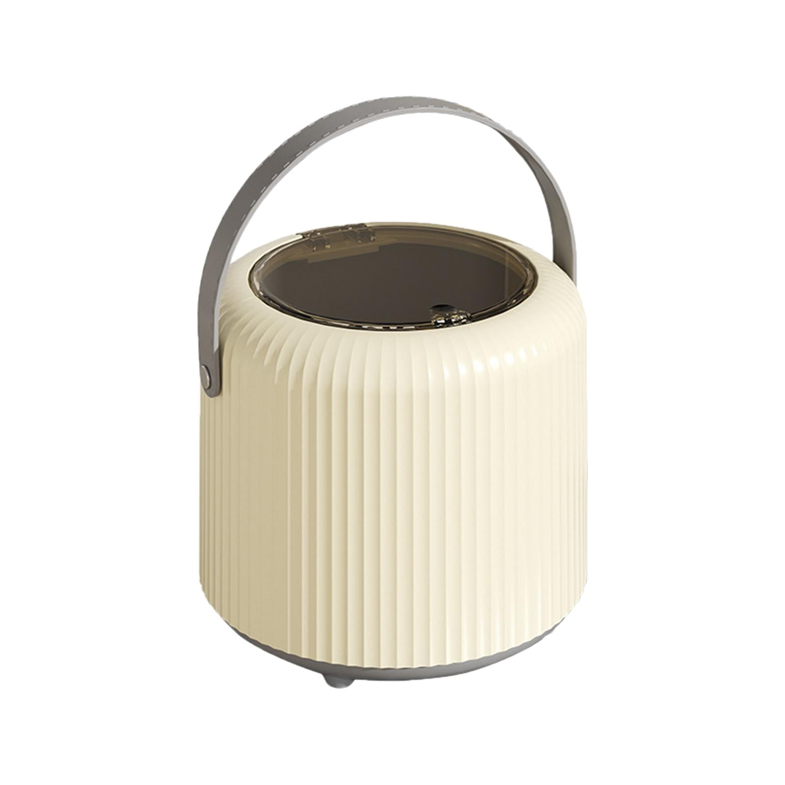 CarpNettore Desktop Trash Can Countertop Garbage Can for Bedroom ...
