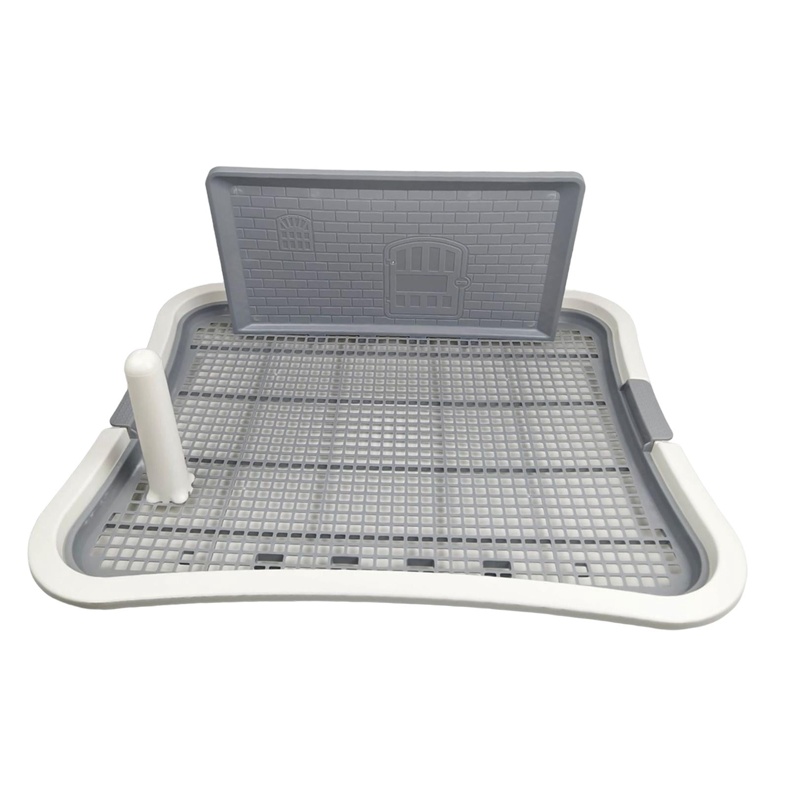 CarpNettore Dog Toilet Dog Litter Box with High Wall Easy to Clean Mesh ...