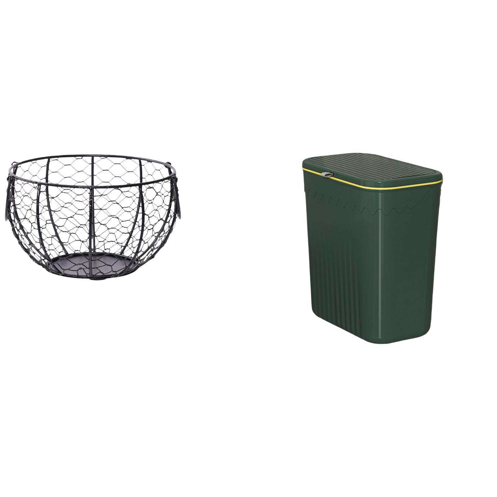 CarpNettore Eggs Wire Storage Basket Iron Wire Woven Basket Country ...
