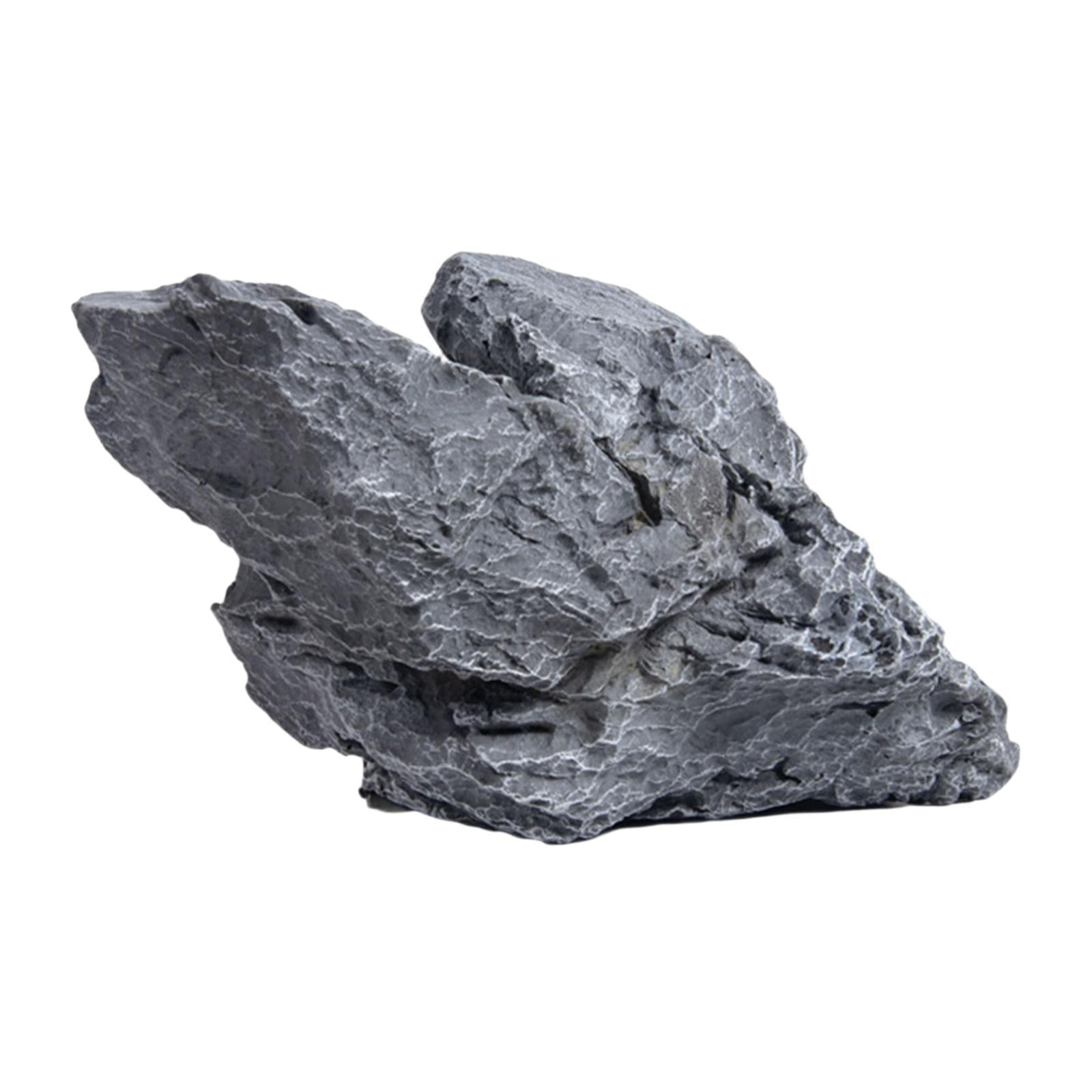 CarpNettore Faux Rock Landscape Rock Gray Versatile Decorative PVC ...