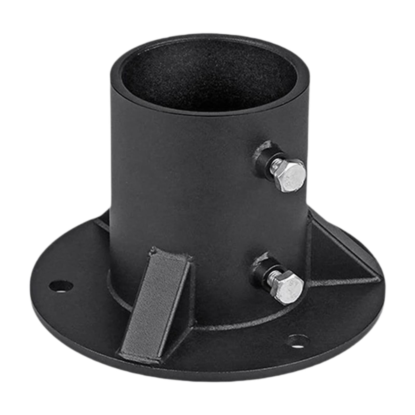 CarpNettore Fence Post Floor Flange Round Fence Post Base Holding Easy ...