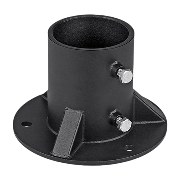 CarpNettore Fence Post Floor Flange Round Fence Post Base Holding Easy ...