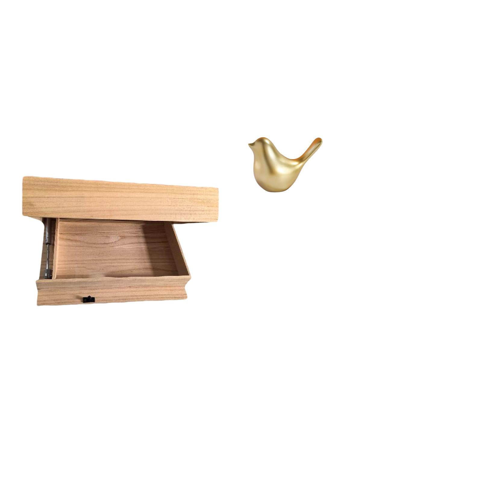 CarpNettore Floating Shelf Wall Mounted Drawer with Compartment and ...