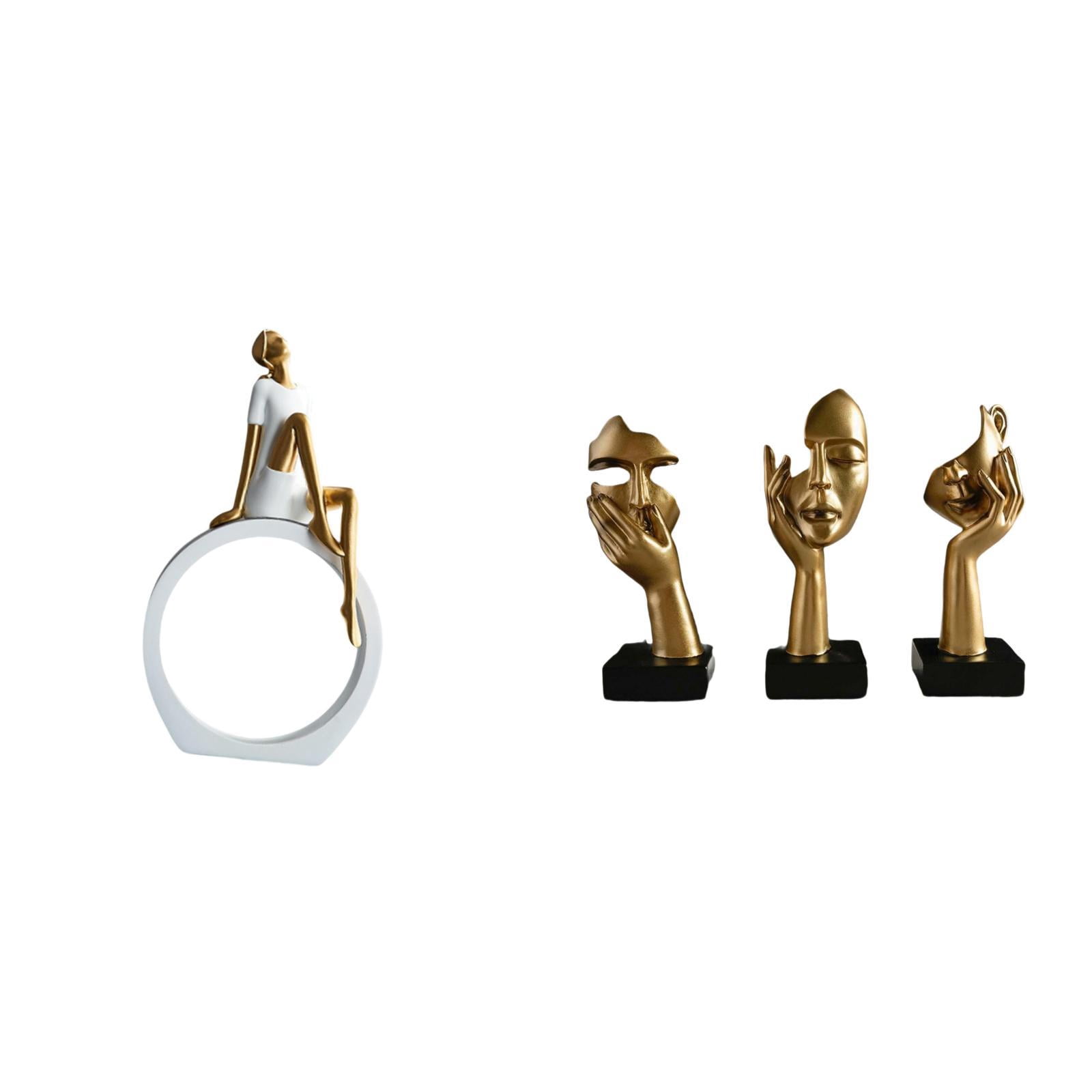 CarpNettore Girl Figurine Women Statue Table Centerpieces Bedroom ...