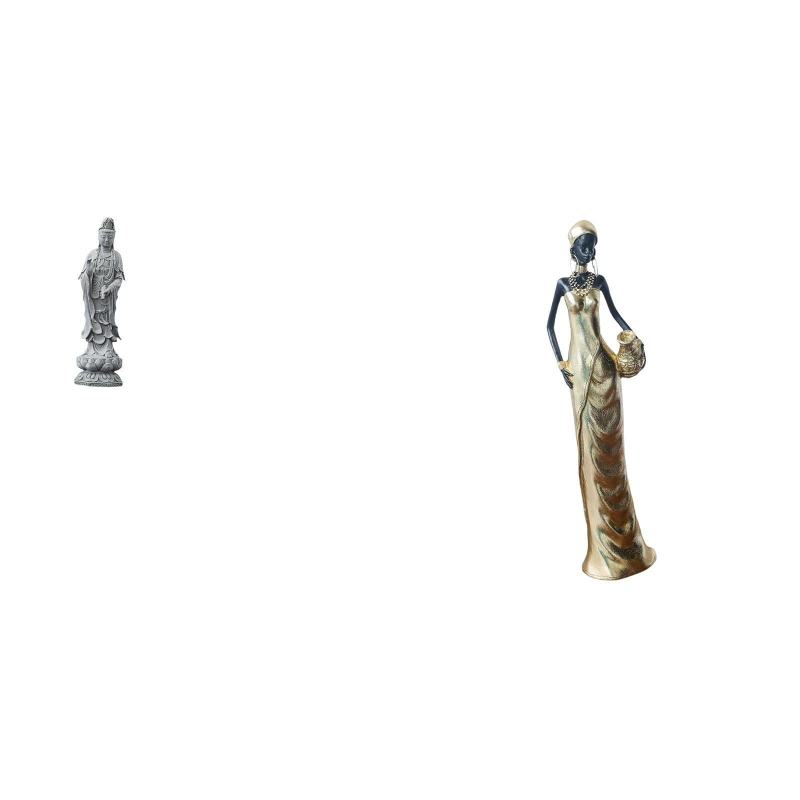 CarpNettore Guan Yin African Lady Stone Sculpture Feng Shui Tribal ...