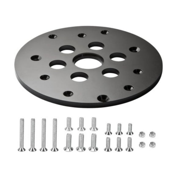 CarpNettore Guide Bushing Router Plate 1.25'' Center Opening Easy ...