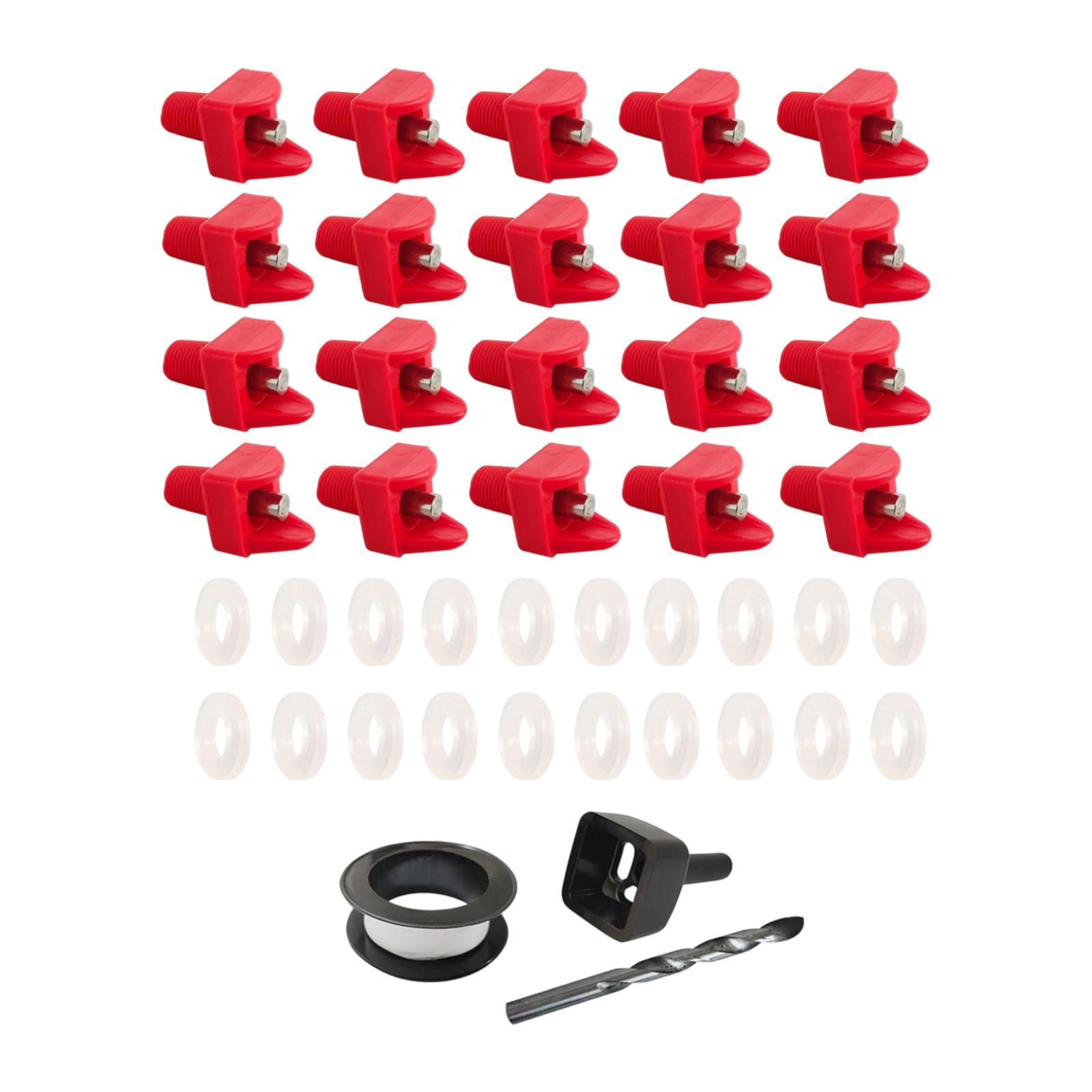 CarpNettore Horizontal Chicken Waterer Nipples Automatic Chicken ...